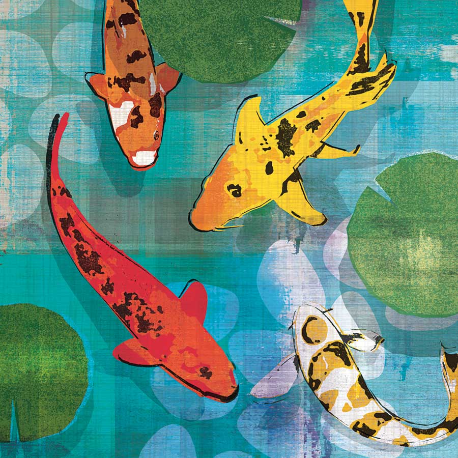 Lucky Koi I by artist Tandi Venter – Indigenous Collection and CAP ...