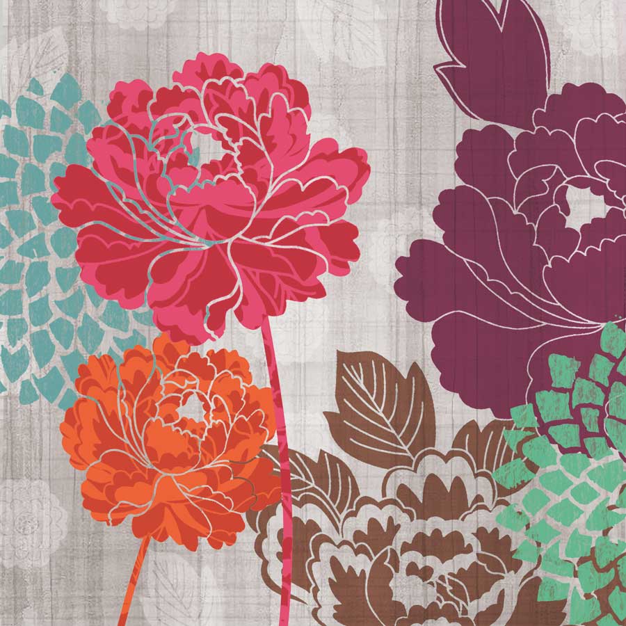 Peony Patterns I by artist Tandi Venter – Indigenous Collection and CAP ...