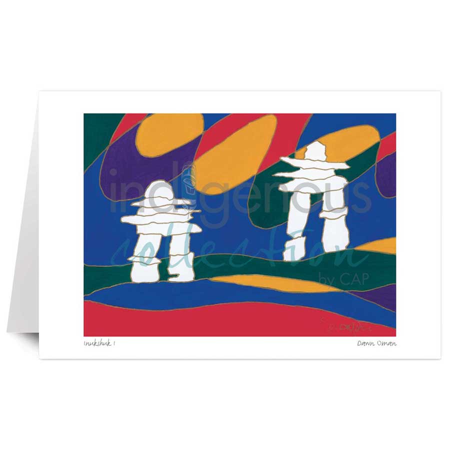 Inukshuk I by artist Dawn Oman – Indigenous Collection and CAP & Winn Devon