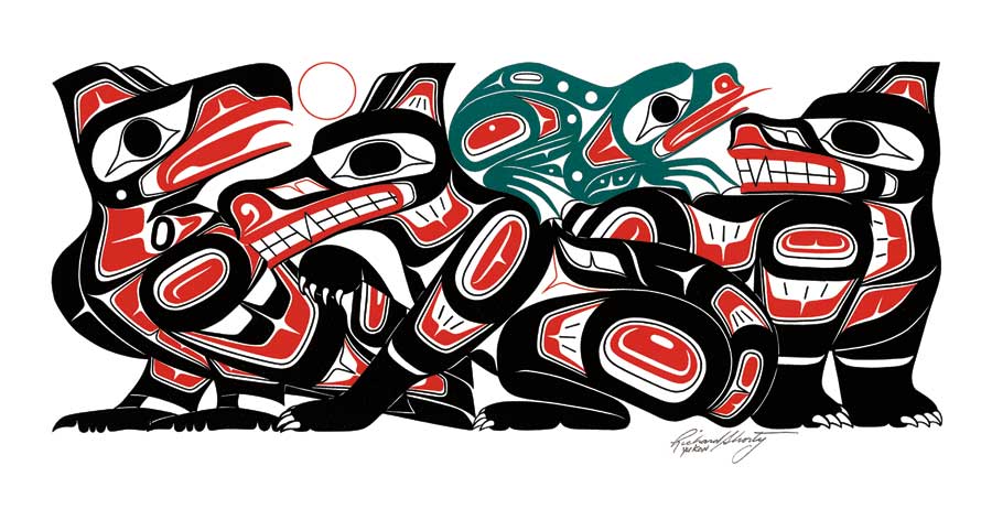 Crow, Frog, Wolf, Bear Design – Indigenous Collection and CAP & Winn Devon