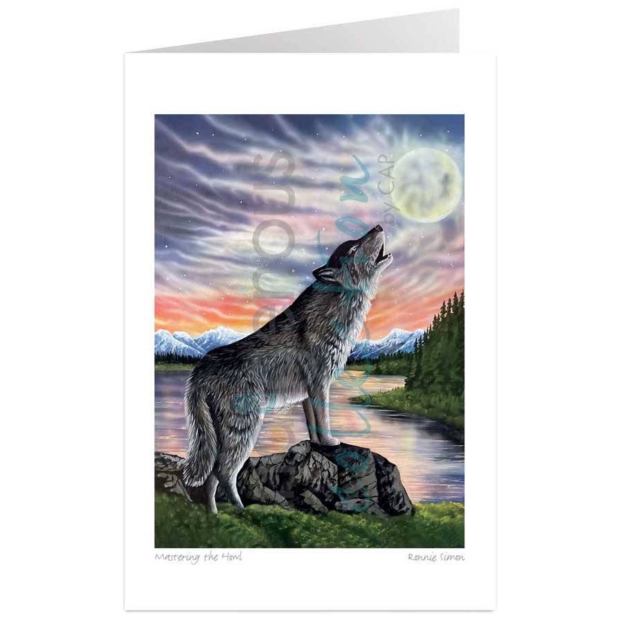 Mastering the Howl by artist Ronnie Simon – Indigenous Collection and ...