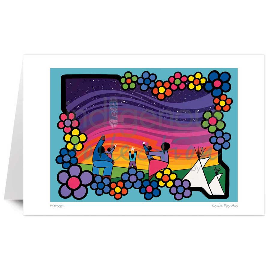 Horizon by artist Kevin Pee-ace – Indigenous Collection and CAP & Winn ...