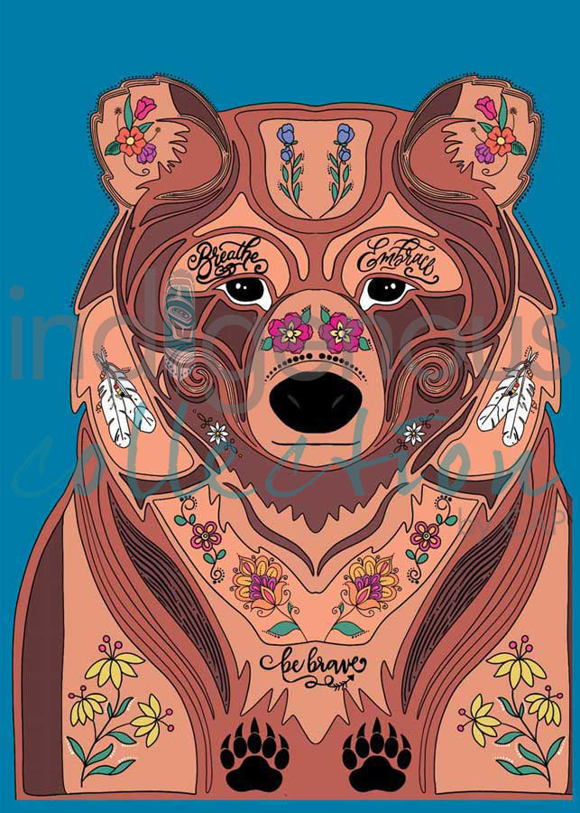 Brave Muwin by artist Robin Paul – Indigenous Collection and CAP & Winn ...