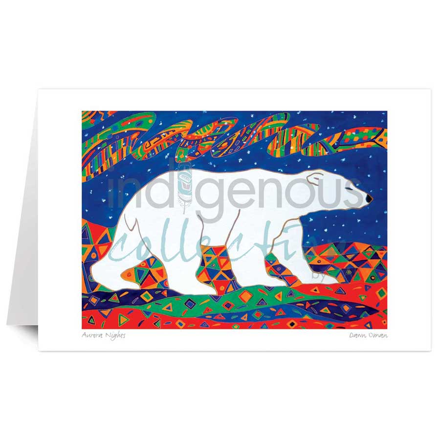 Aurora Nights by artist Dawn Oman – Indigenous Collection and CAP ...