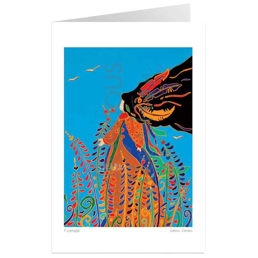 Fireweed by artist Dawn Oman – Indigenous Collection and CAP & Winn Devon
