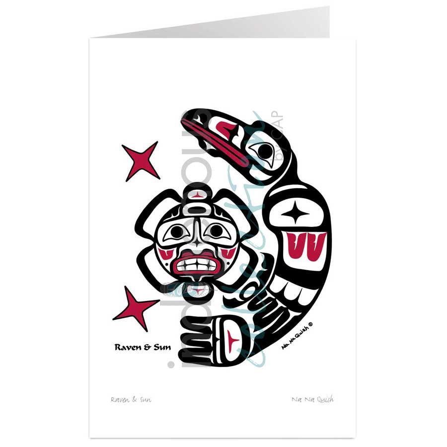 Raven & Sun by artist Na Na Quish – Indigenous Collection and CAP ...