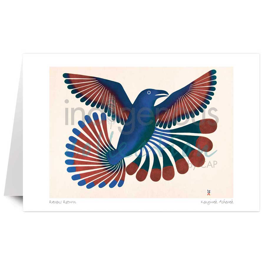 Ravens Return by artist Kenojuak Ashevak – Indigenous Collection and ...