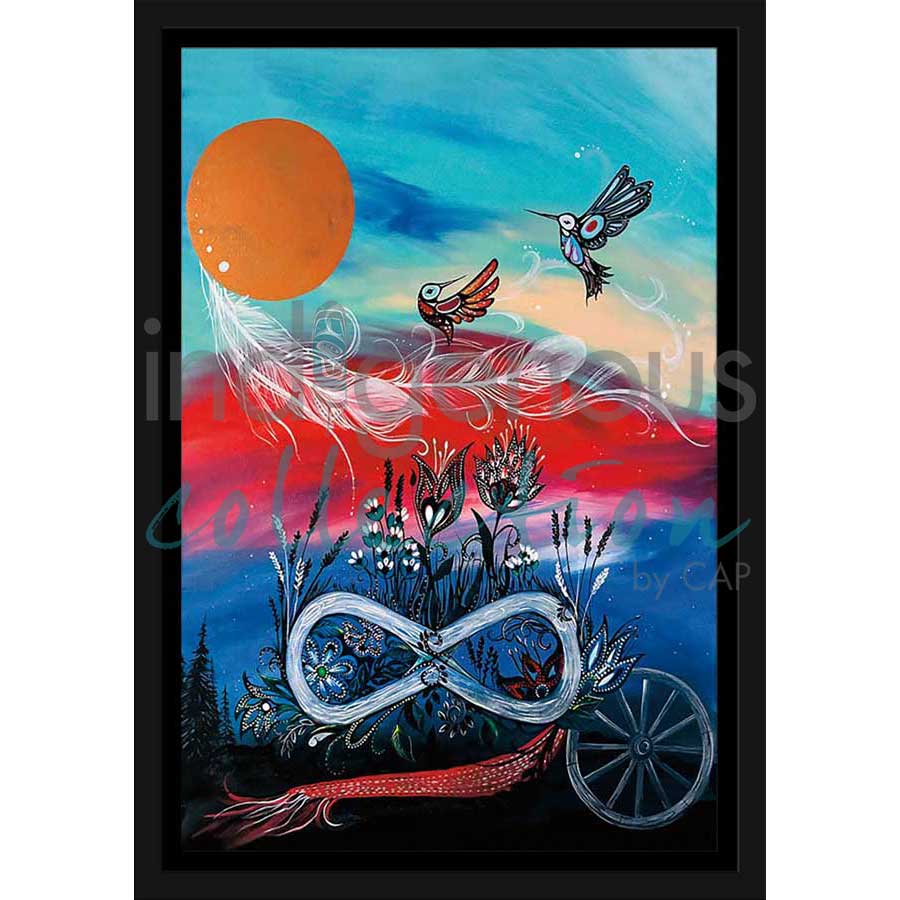 Metis Pride Canvas Prints – Indigenous Collection and CAP & Winn Devon