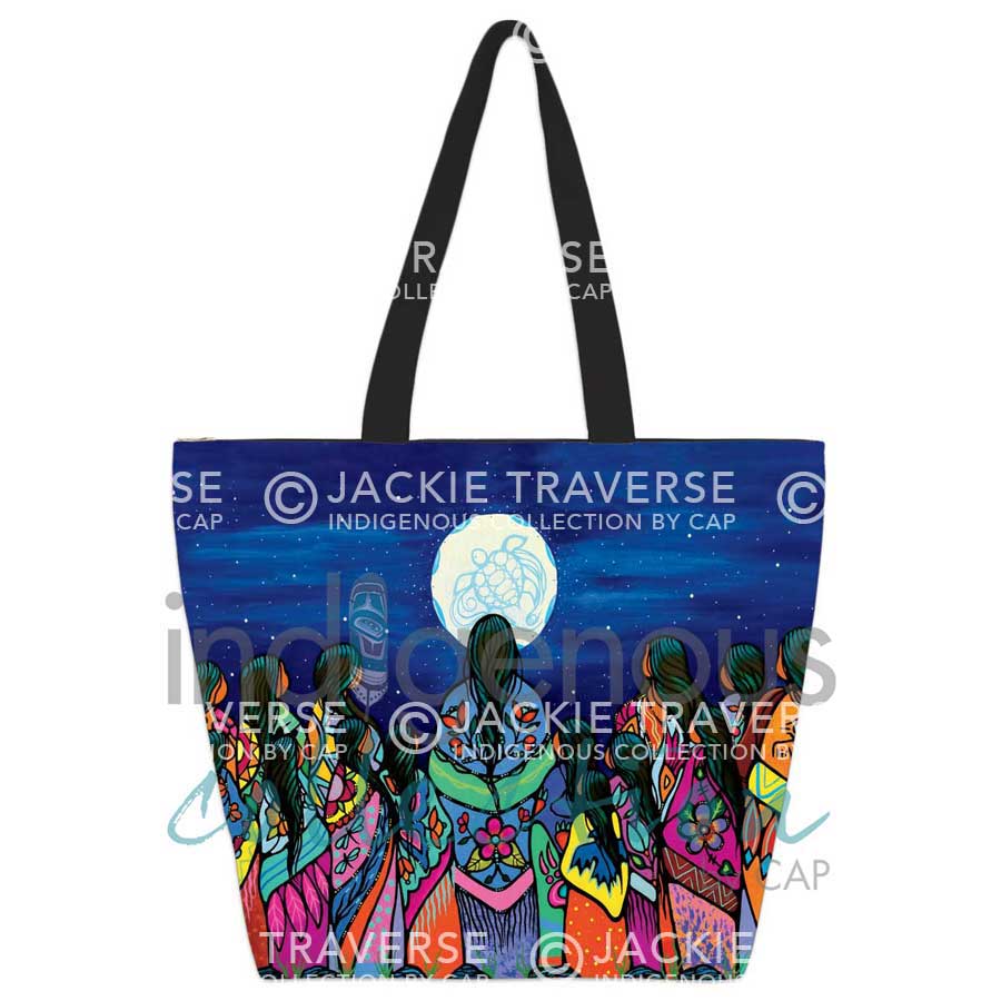 Full Moon Ceremony Tote Bag by artist Jackie Traverse – Indigenous ...