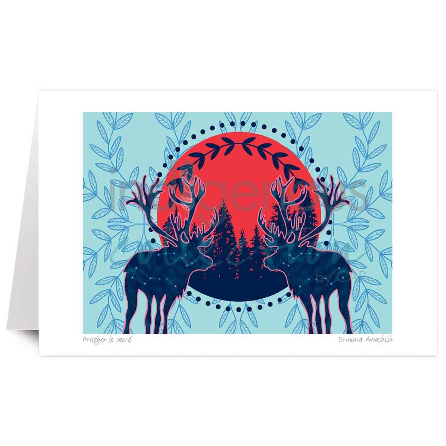 Protéger le sacré by artist Eruoma Awashish – Indigenous Collection and ...