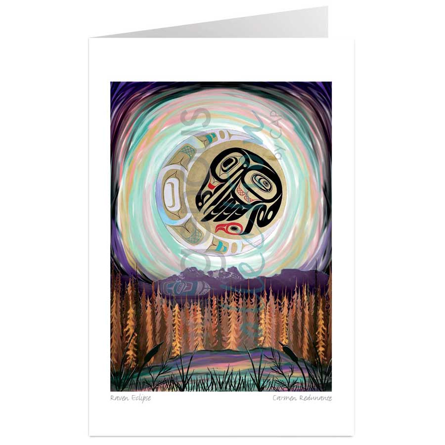 Raven Eclipse by artist Carmen Redunante – Indigenous Collection and ...