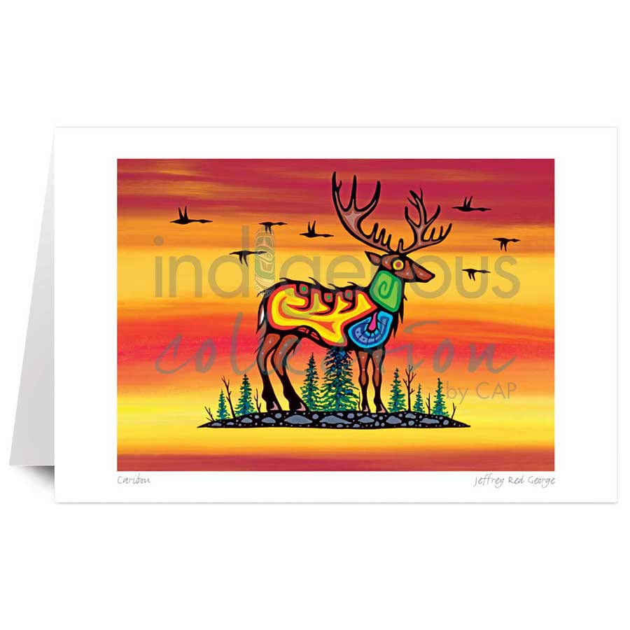 Caribou by artist Jeffrey Red George – Indigenous Collection and CAP ...