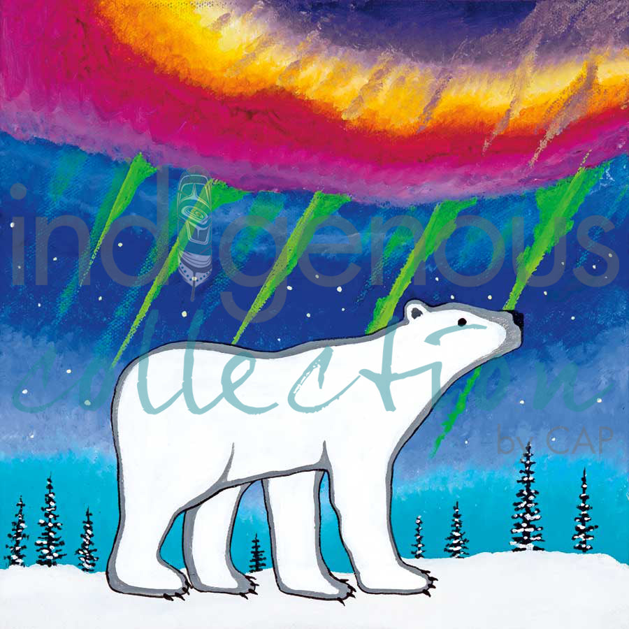 Bright Polar Nights by artist Jeffrey Red George – Indigenous ...