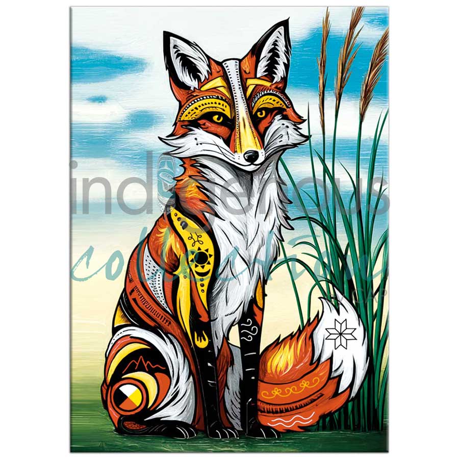 Spirit Fox Magnet by artist Stephanie White – Indigenous Collection and ...