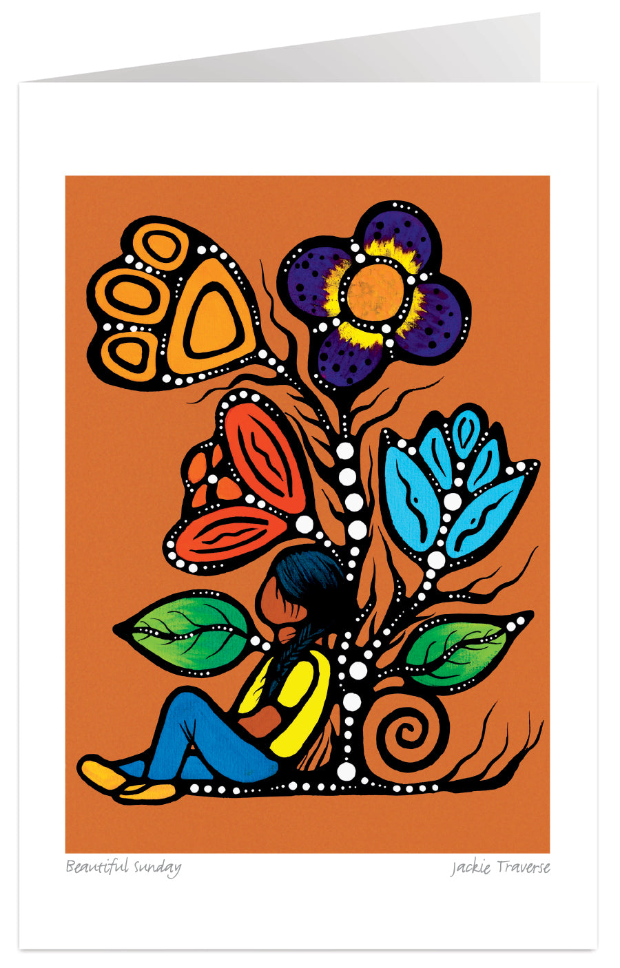 Beautiful Sunday by artist Jackie Traverse – Indigenous Collection and ...