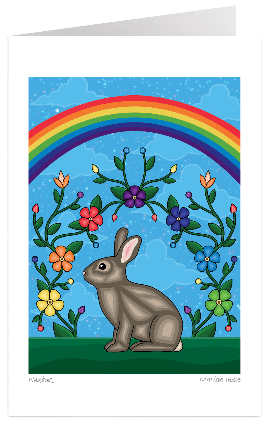 Waabooz by artist Marissa Indoe – Indigenous Collection and CAP & Winn ...