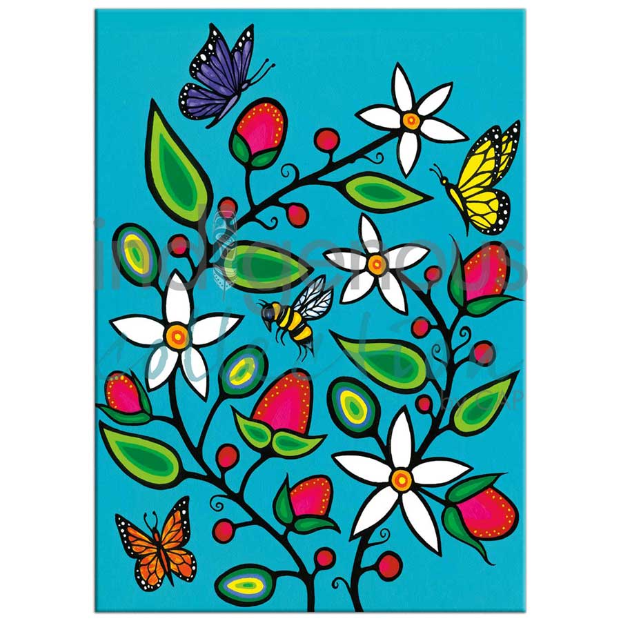 Berry Garden Magnet by artist Jeffrey Red George – Indigenous ...