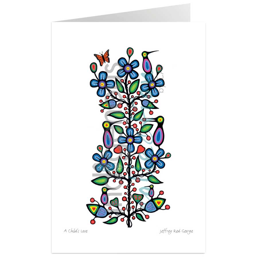 A Child's Love by artist Jeffrey Red George – Indigenous Collection and ...