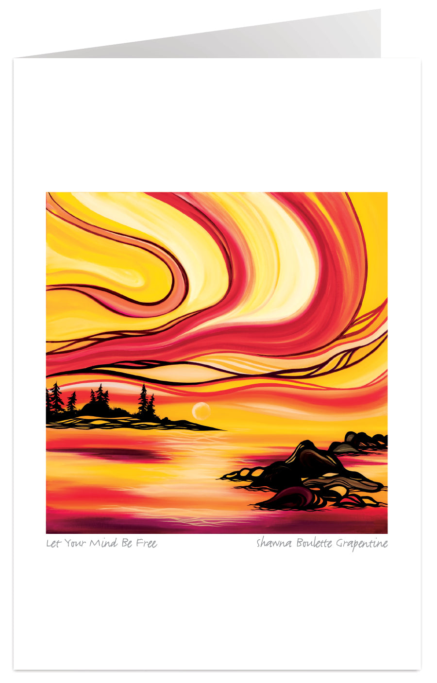 Let Your Mind Be Free by artist Shawna Boulette Grapentine – Indigenous ...