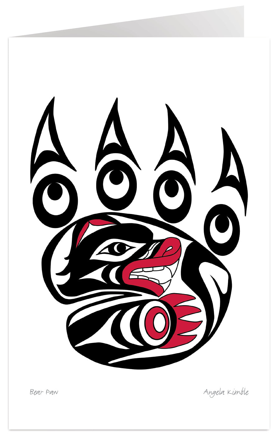 Bear Paw by artist Angela Kimble – Indigenous Collection and CAP & Winn ...
