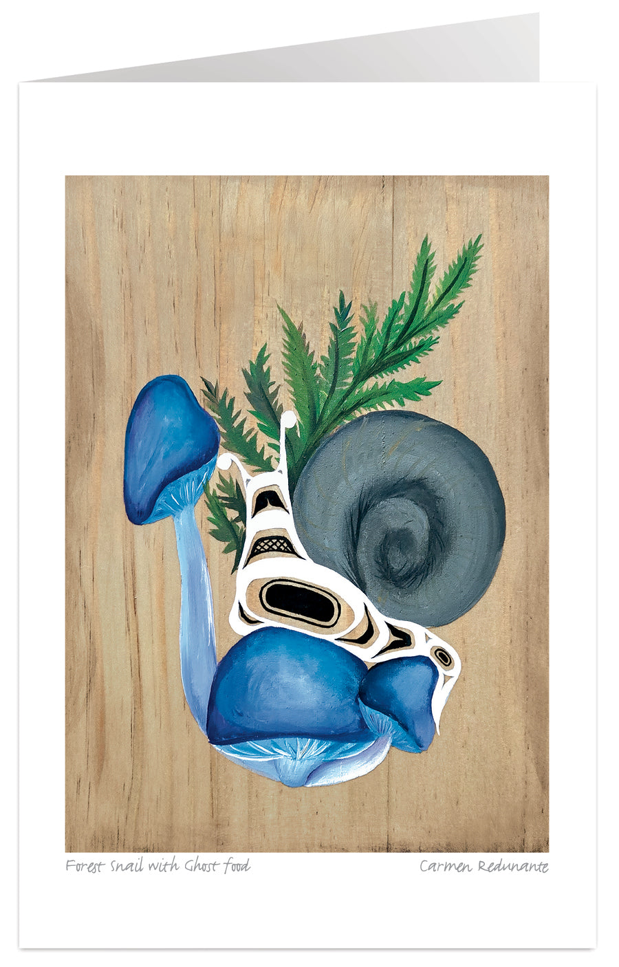 Forest Snail with Ghost food by artist Carmen Redunante – Indigenous ...