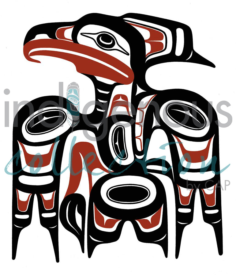 Hawk by artist A. Adkins – Indigenous Collection and CAP & Winn Devon