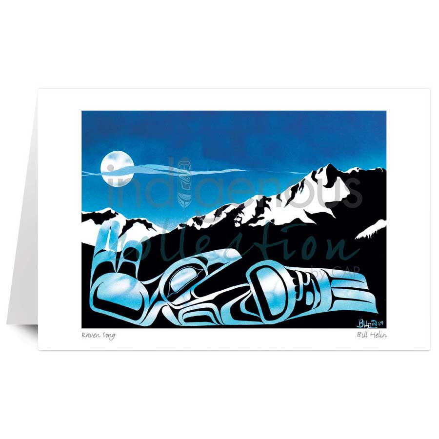 Raven Song by artist Bill Helin – Indigenous Collection and CAP & Winn ...