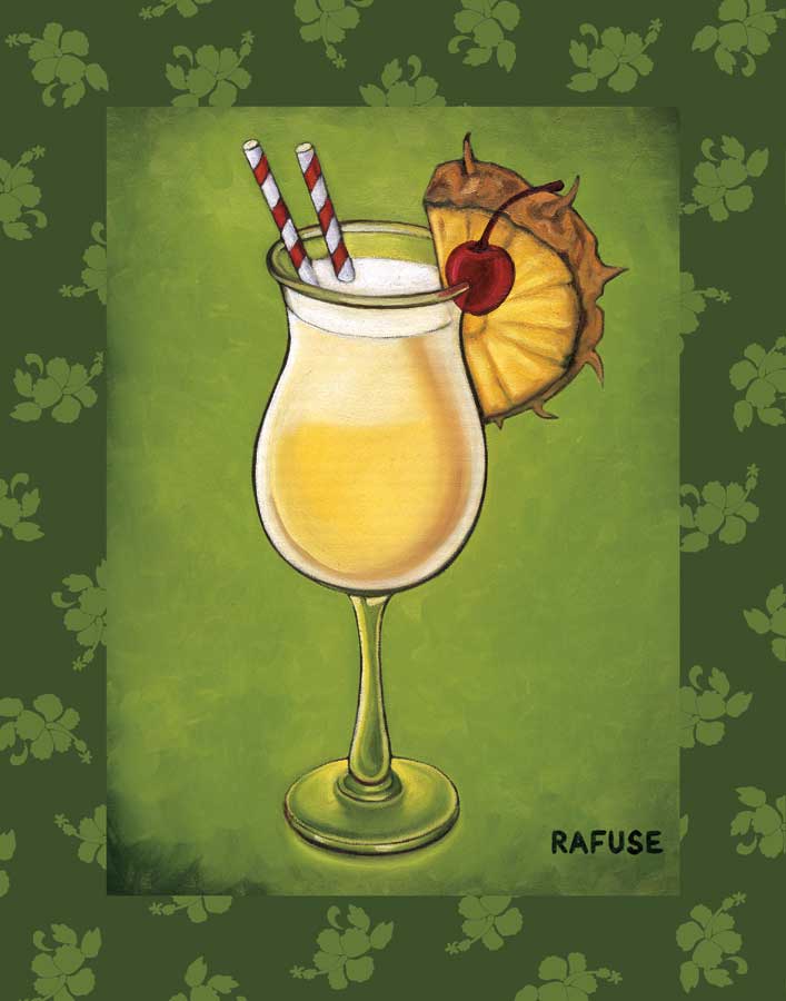 Tropical Cocktail IV by artist Will Rafuse – Indigenous Collection and ...