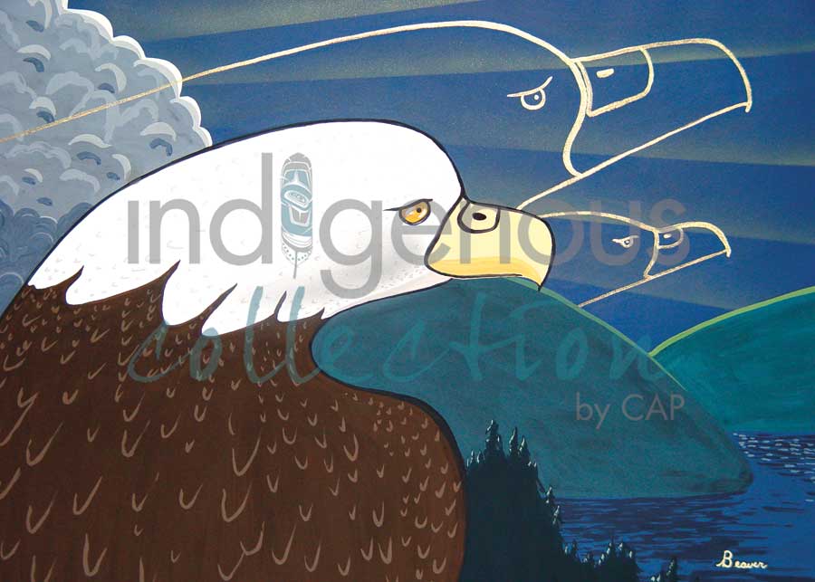 An Eagle's Dream by artist Rick Beaver – Indigenous Collection and CAP ...
