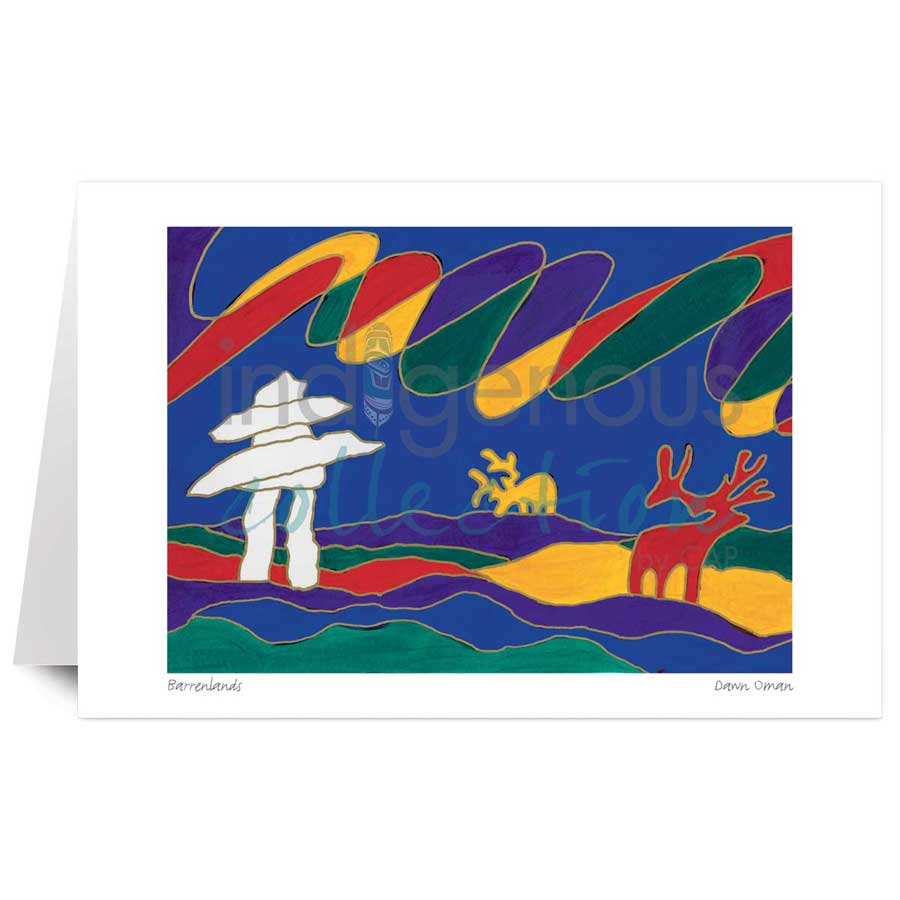 Barrenlands by artist Dawn Oman – Indigenous Collection and CAP & Winn ...