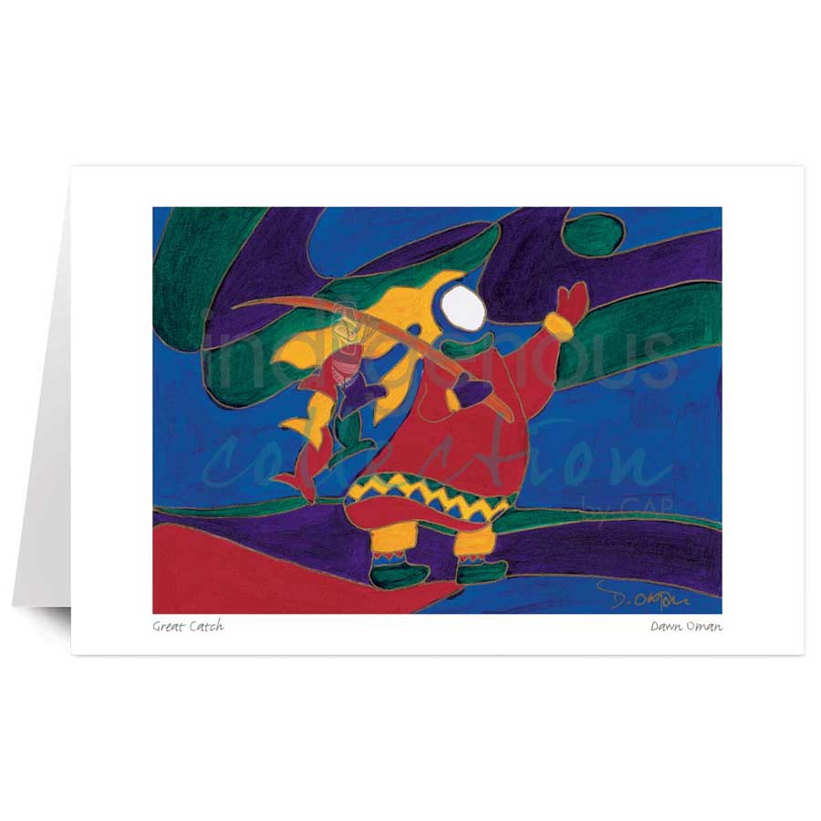 Great Catch by artist Dawn Oman – Indigenous Collection and CAP & Winn ...