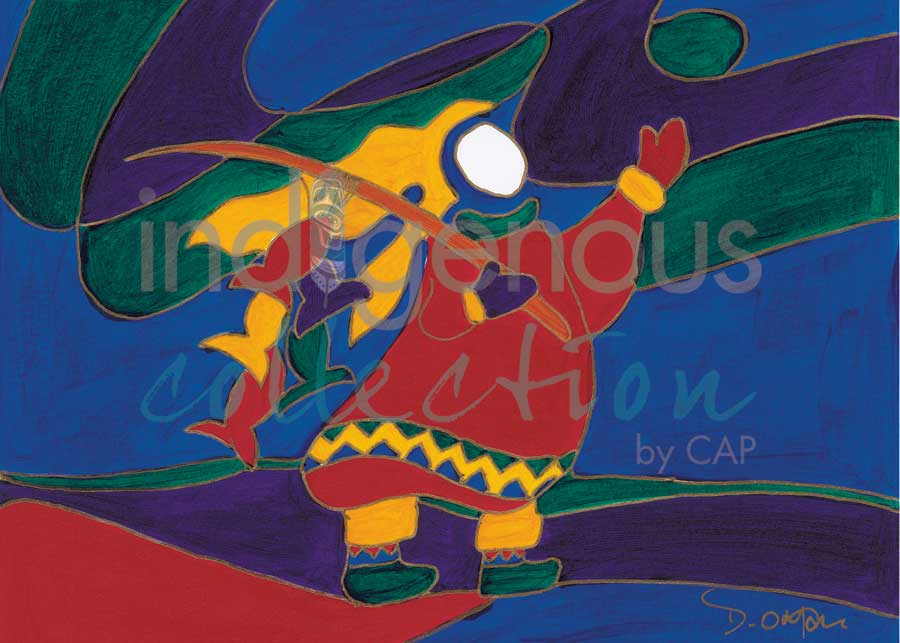 Great Catch by artist Dawn Oman – Indigenous Collection and CAP & Winn ...