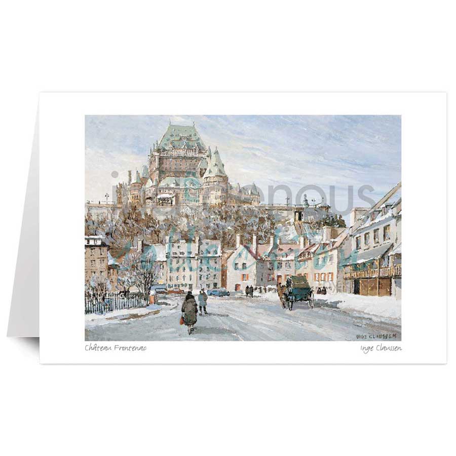 Chateau Frontenac by artist Inge Claussen – Indigenous Collection and ...