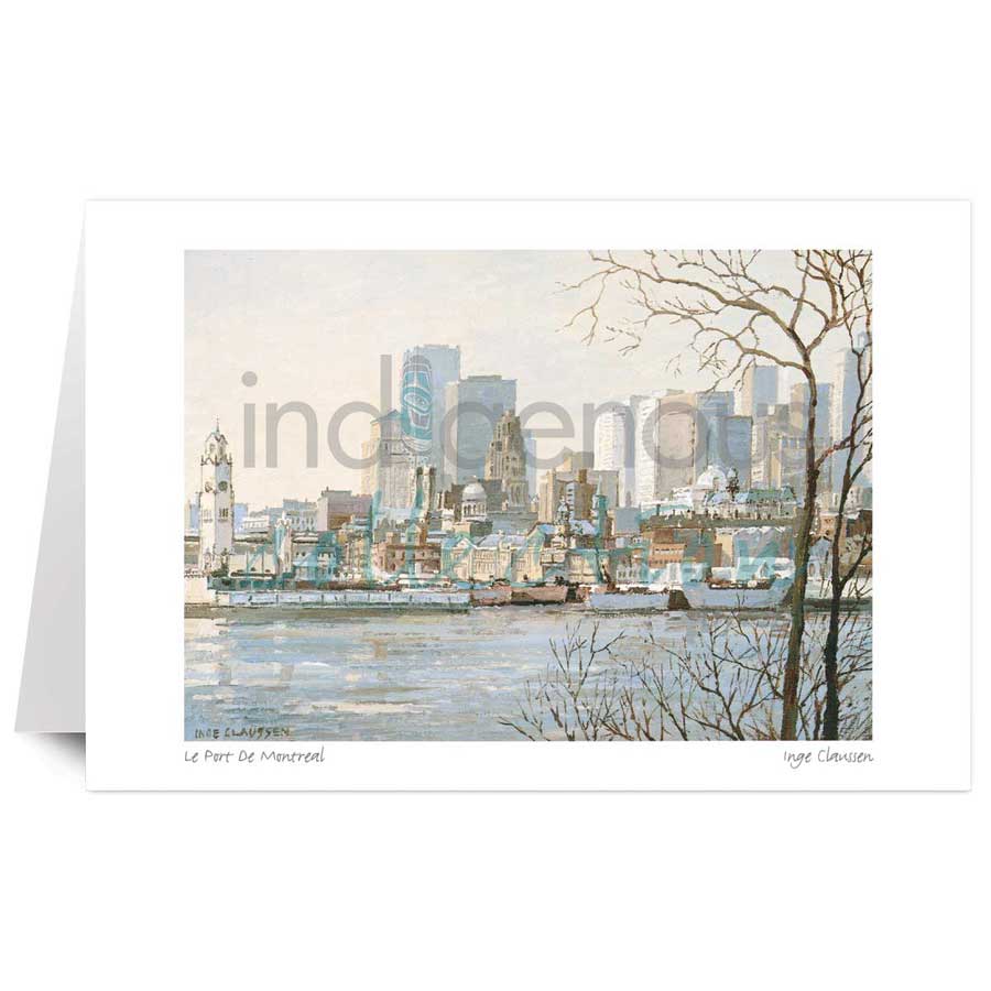 Le Port De Montreal by artist Inge Claussen – Indigenous Collection and ...