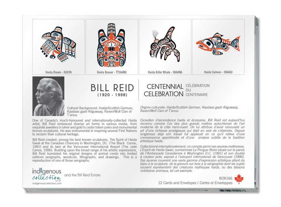 Centennial Celebration Boxed Note Cards by artist Bill Reid ...