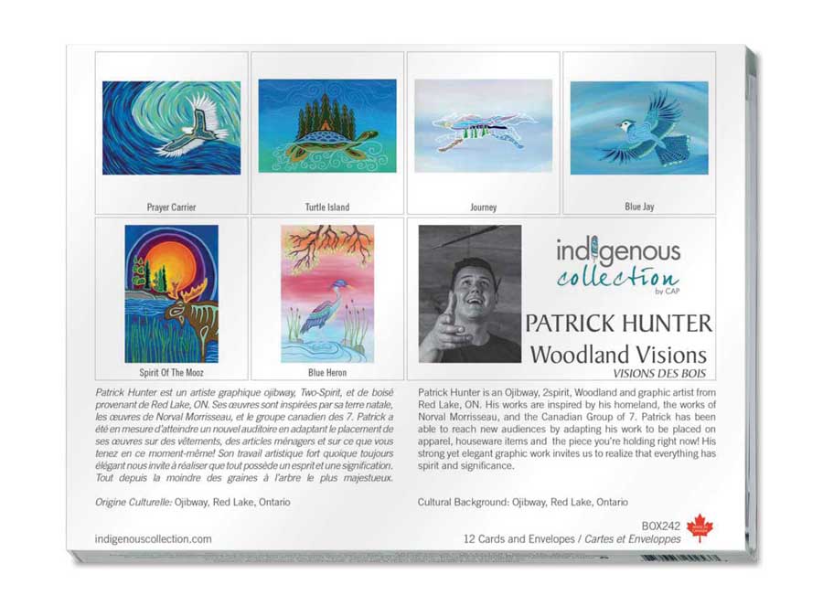 Woodland Visions Boxed Note Cards by artist Patrick Hunter – Indigenous ...