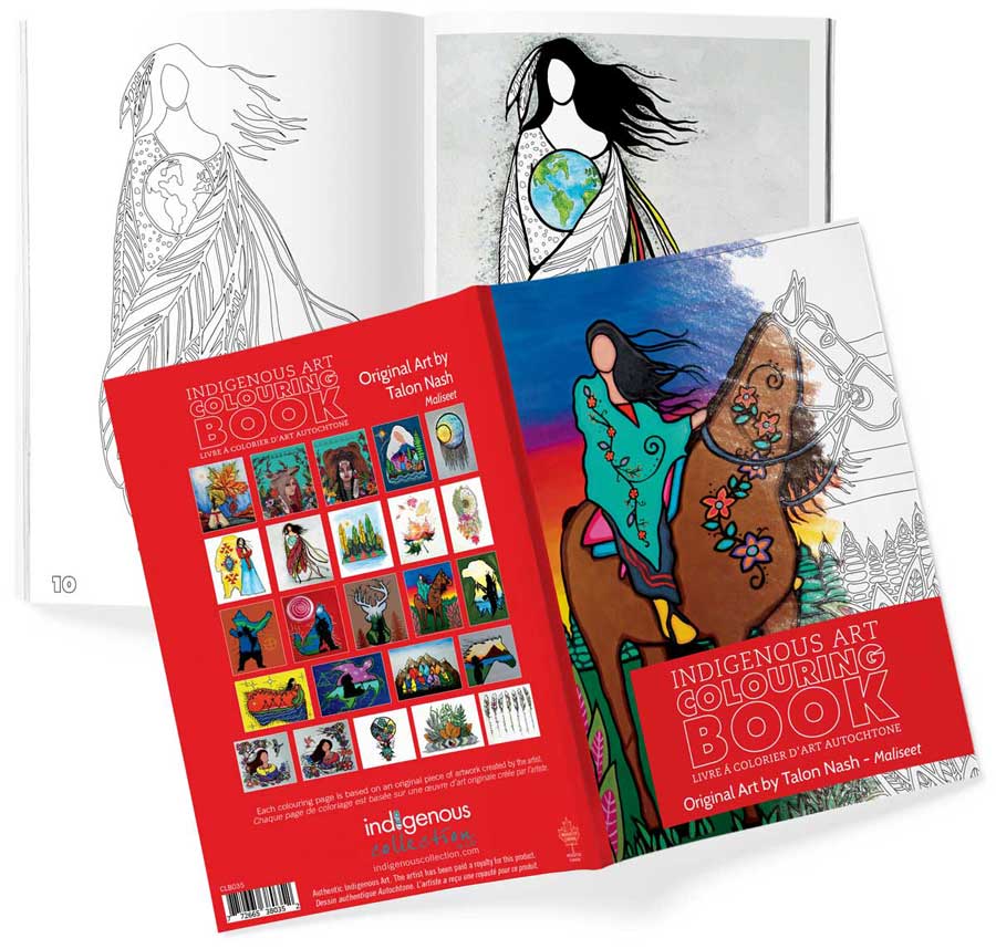 Talon Nash Colouring Book – Indigenous Collection and CAP & Winn Devon