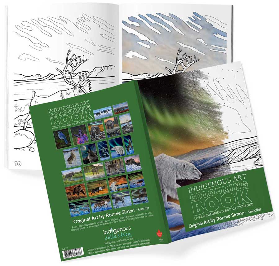 Ronnie Simon Colouring Book – Indigenous Collection and CAP & Winn Devon