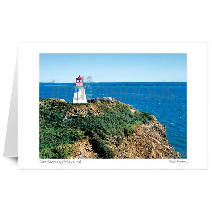 Cape Enrage Lighthouse, NB by artist Fred Horton – Indigenous ...