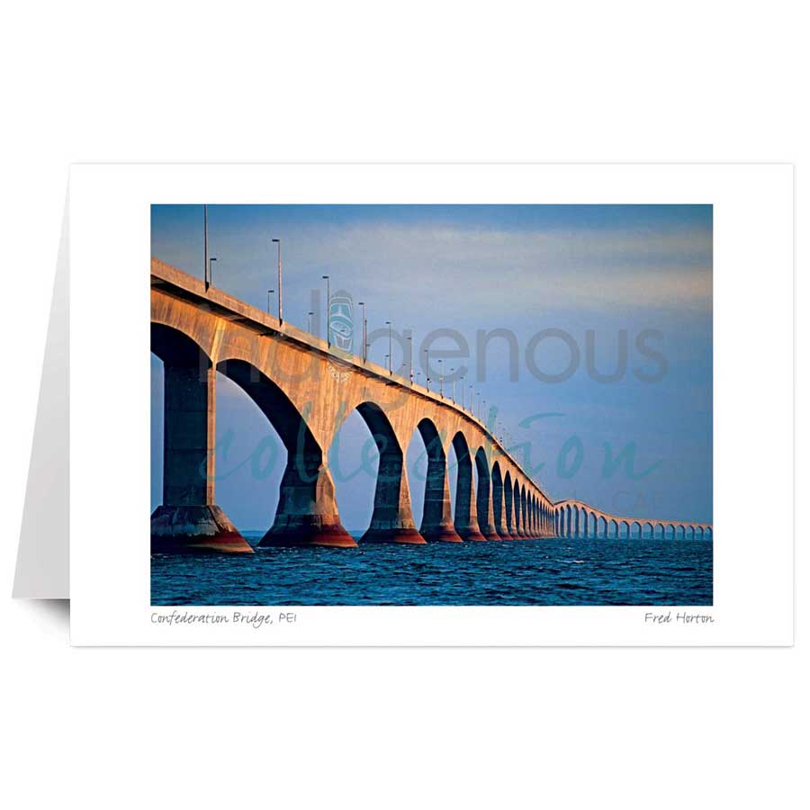 Confederation Bridge, PEI by artist Fred Horton – Indigenous Collection ...