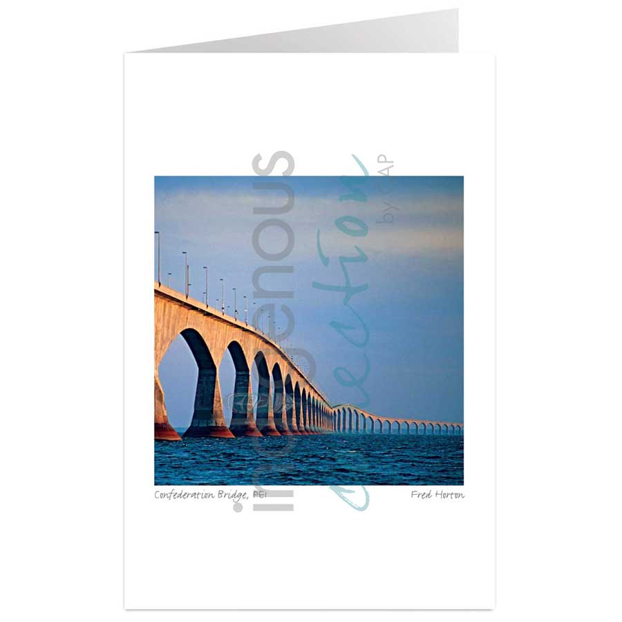 Confederation Bridge, PEI by artist Fred Horton – Indigenous Collection ...