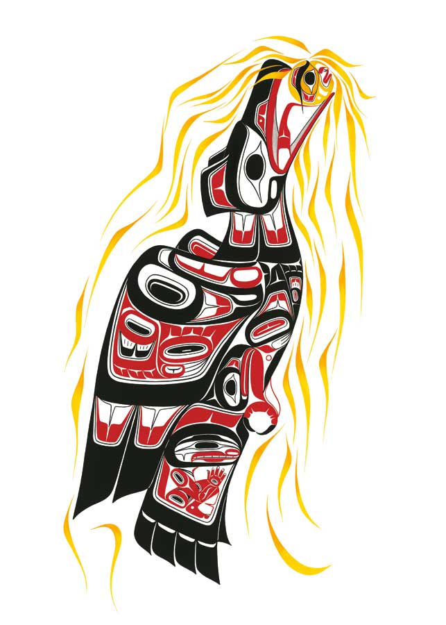 Raven with Sun in Mouth – Indigenous Collection and CAP & Winn Devon