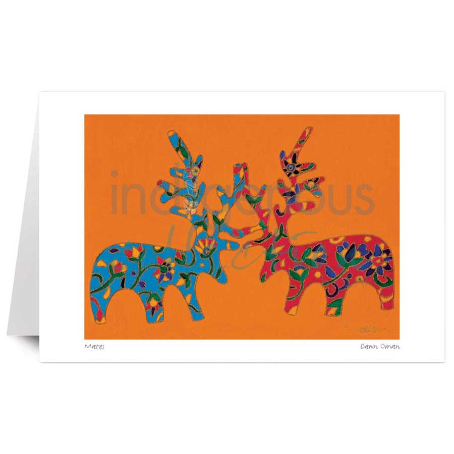 Mates by artist Dawn Oman – Indigenous Collection and CAP & Winn Devon
