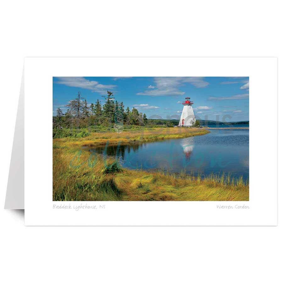Baddeck Lighthouse, NS by artist Warren Gordon – Indigenous Collection ...