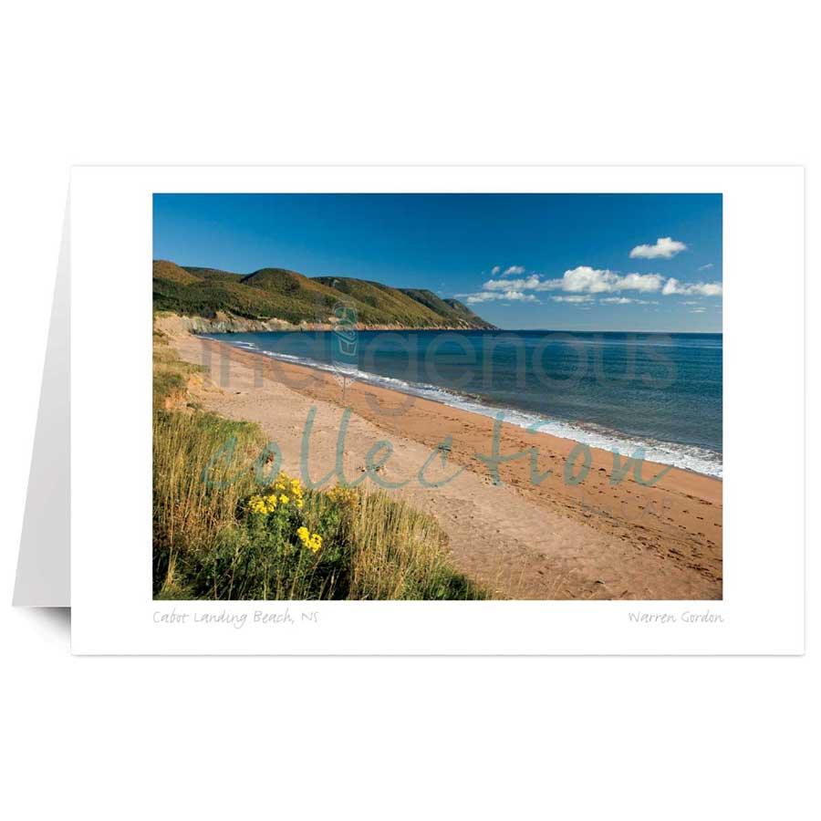 Cabot Landing Beach, NS by artist Warren Gordon – Indigenous Collection ...