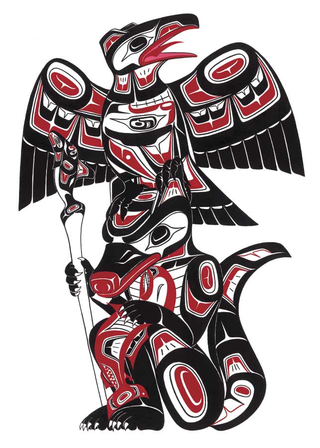 Crow, Wolf and Talking Stick – Indigenous Collection and CAP & Winn Devon