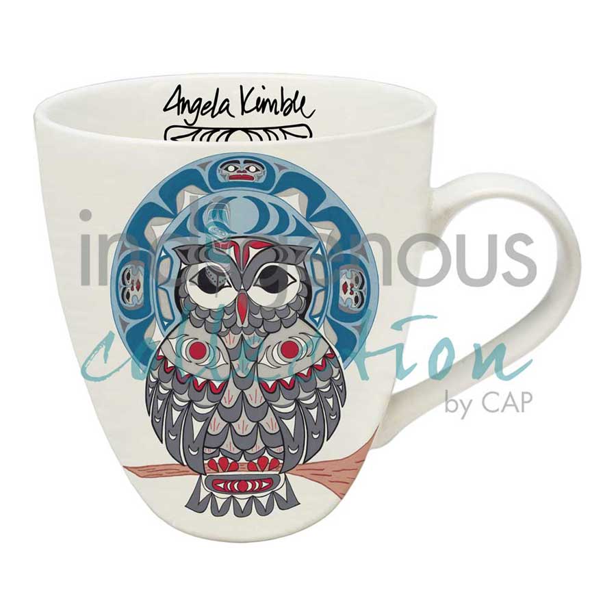 Owl 18 oz. Signature Mug by artist Angela Kimble – Indigenous ...