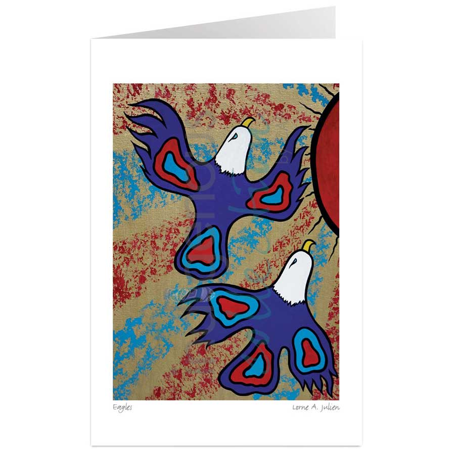 Eagles by artist Lorne Julien – Indigenous Collection and CAP & Winn Devon