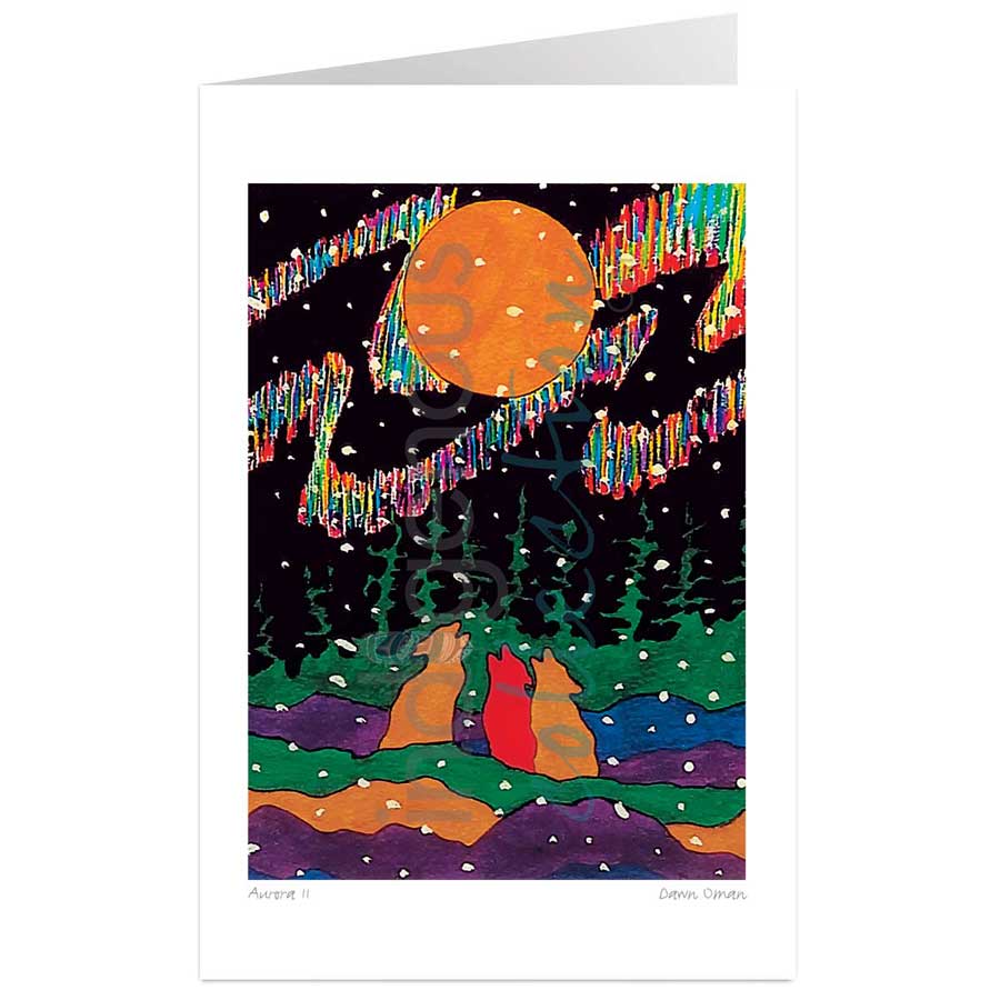 Aurora II by artist Dawn Oman – Indigenous Collection and CAP & Winn Devon