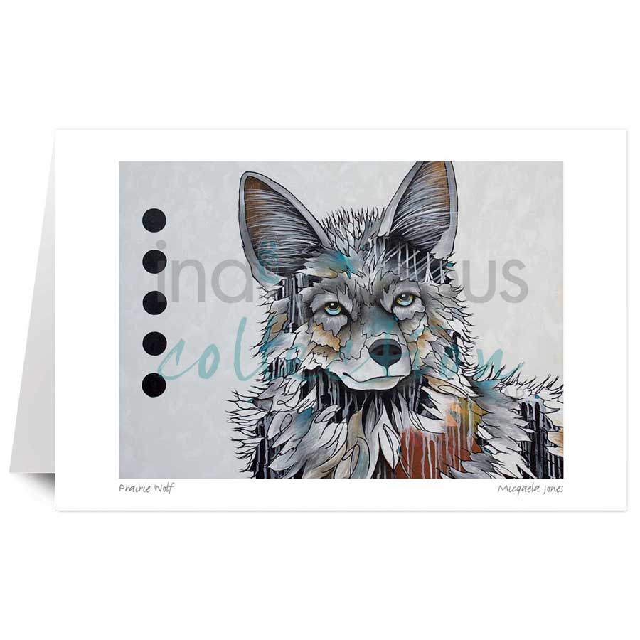 Prairie Wolf by artist Micqaela Jones – Indigenous Collection and CAP ...